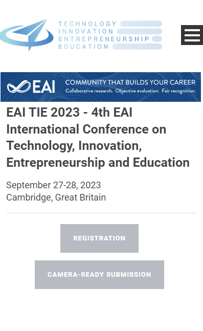 EAI – European Alliance for Innovation
